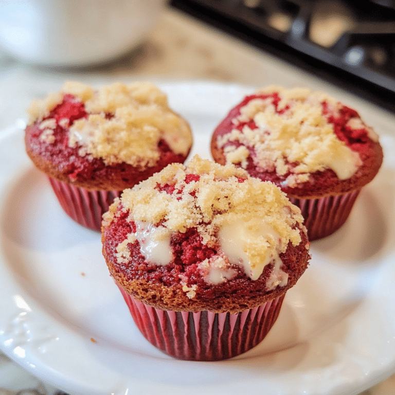 Red Velvet Cream Cheese Muffins - My Homestyle Recipes