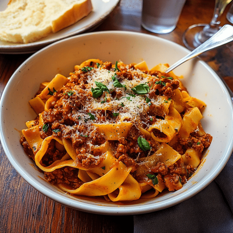 Authentic Pappardelle Bolognese - My Homestyle Recipes